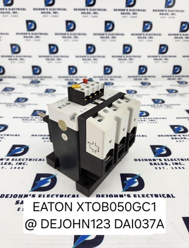 EATON XTOB050GC1 XT IEC bimetallic overload relay, G-frame, 1NO-1NC ...