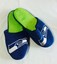 Seattle Seahawks Slippers Team Colors Logo 2 Tone House shoes Big Logo ...