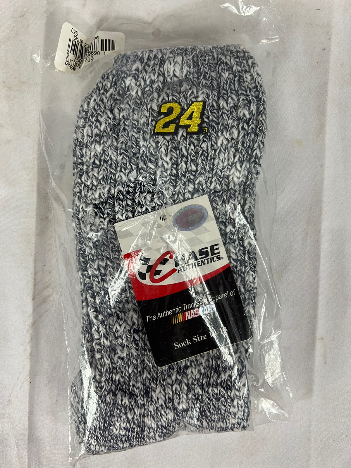Jeff Gordon #24 Warm Socks .. NASCAR … Gray Size 10-13 | eBay