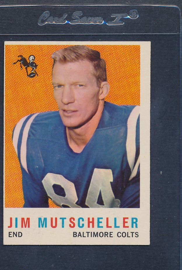 1959 Topps #089 Jim Mutscheller Colts VG/EX *158 | eBay