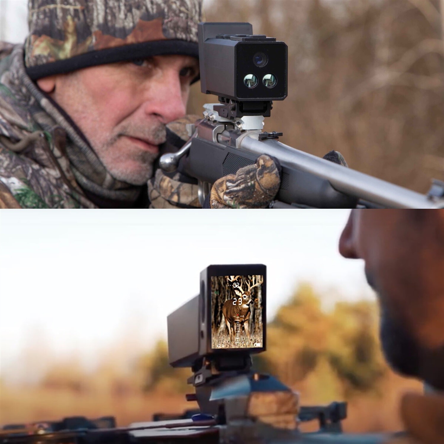 Omega Sights Omega III 5 Dot Adjustable Reticles Sight Rangefinder ...