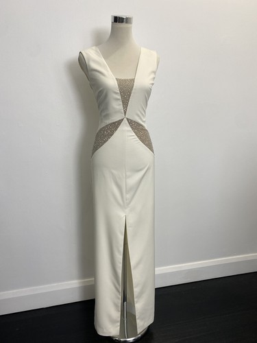Rachel Gilbert Dimity Gown In Ivory 0 | eBay