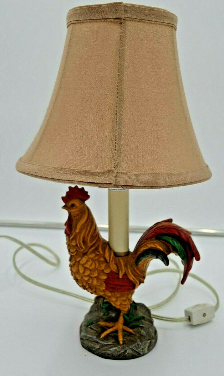 Vintage Rooster Kitchen Lamp