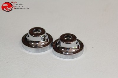 28-32 Ford Model A Closed Car Windshield Swing Arm Chrome Slide Knobs ...