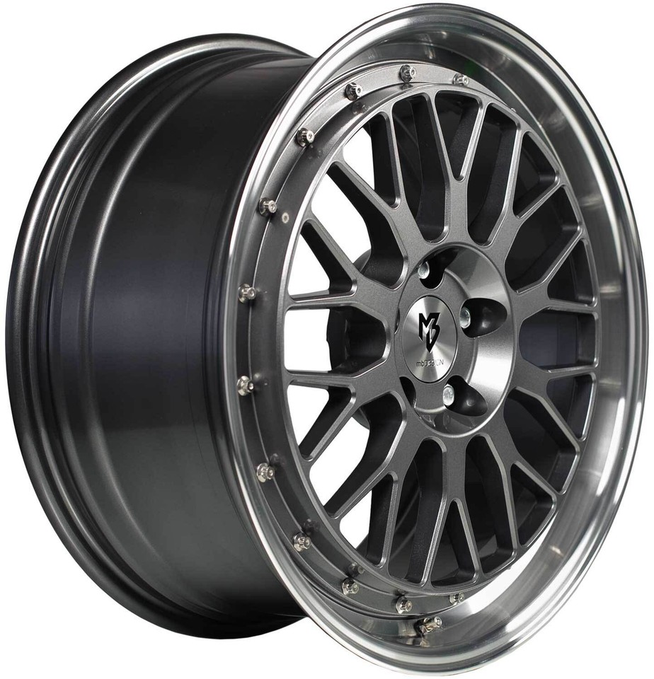 MB-Design LV1 alloy wheels 4x 7.5Jx18 ET45 5x108 GRAUPOL fits Opel ...