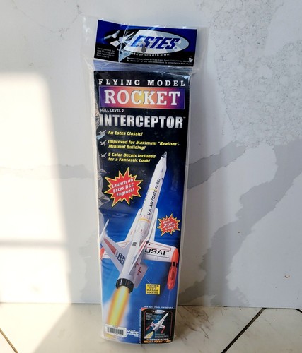 Estes Rockets - Interceptor Model Rocket Kit: Skill Level 2 *NEW Old ...