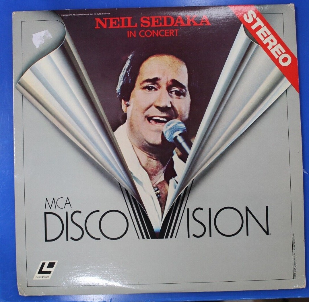 Neil Sedaka in Concert MCA Discovision Laserdisc (Laser Disc, LD) | eBay