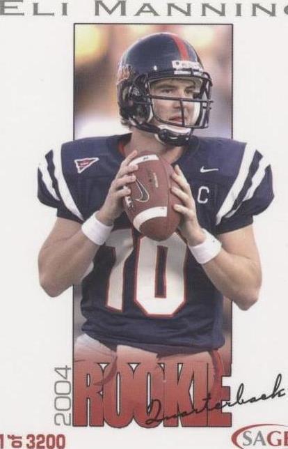 2004 SAGE - Eli Manning #27 /3200 (RC) for sale online | eBay