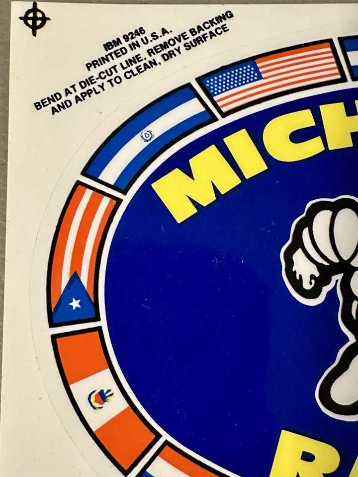 Vintage Michelin Man Lot - Keychain NIP & Michelin X Radial Decal New ...