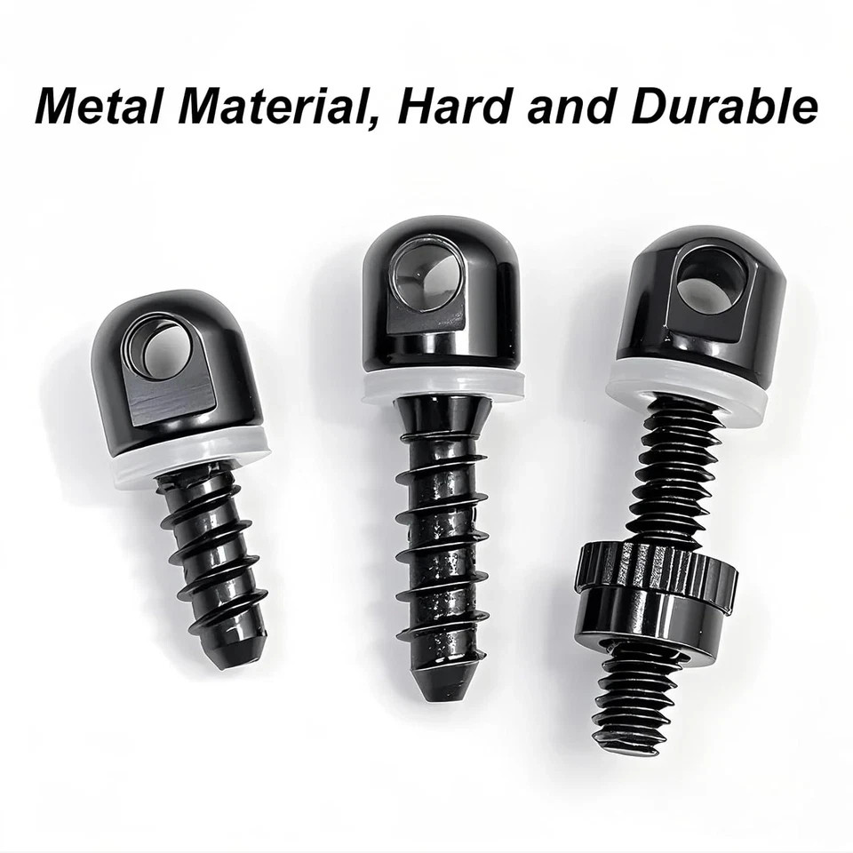 Sling Swivel Stud Set, 6Pcs Wood Screw Mounts for Rifle or Shotgun ...