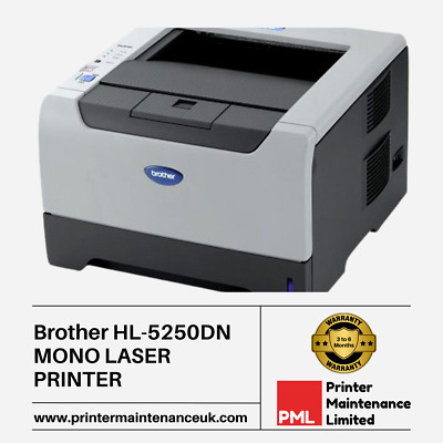 Brother HL-5250DN 5250 A4 Mono Duplex Network USB Laser Printer ...