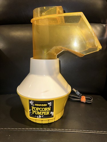 Vintage Wear Ever Popcorn Pumper 73000 Electric Hot Air CornPopper 1250 ...