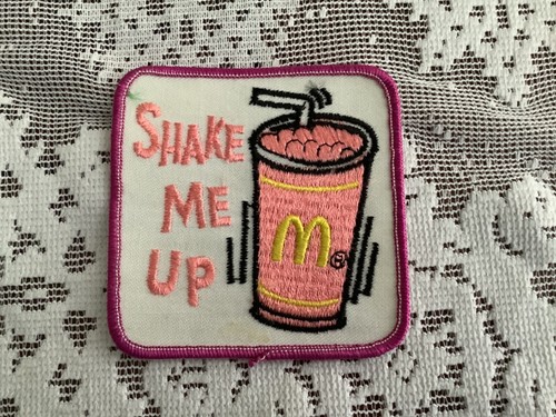 Vintage McDonald's Embroidered Patch Shake Me Up | eBay