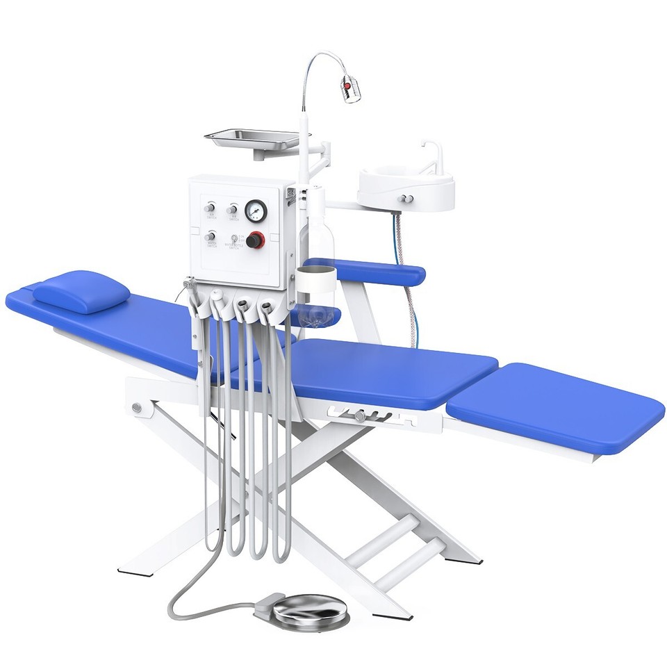 Dental Portable Mobile Chair Air Turbine Unit+Unit with Air Compressor ...