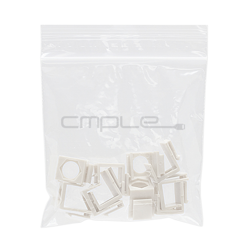 30PCS Wall Plate Blank Keystone Insert with Hole for RCA F BNC ...