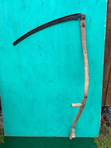 Vintage Antique 56" Long Scythe Hay Grain Sickle Farm Tool Blade is 29 ...