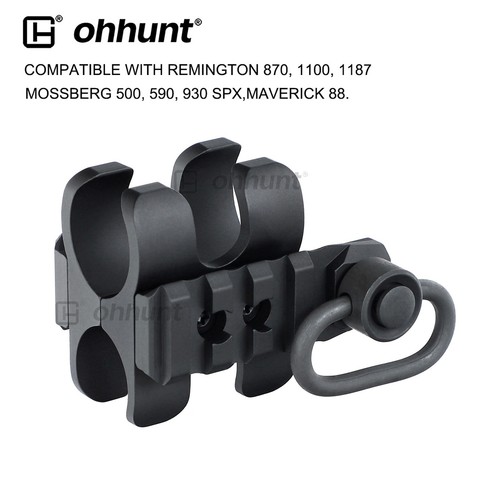 ohhunt Barrel Clamp Mount Flashlight Mount Clamp fits Shotgun Mossberg ...