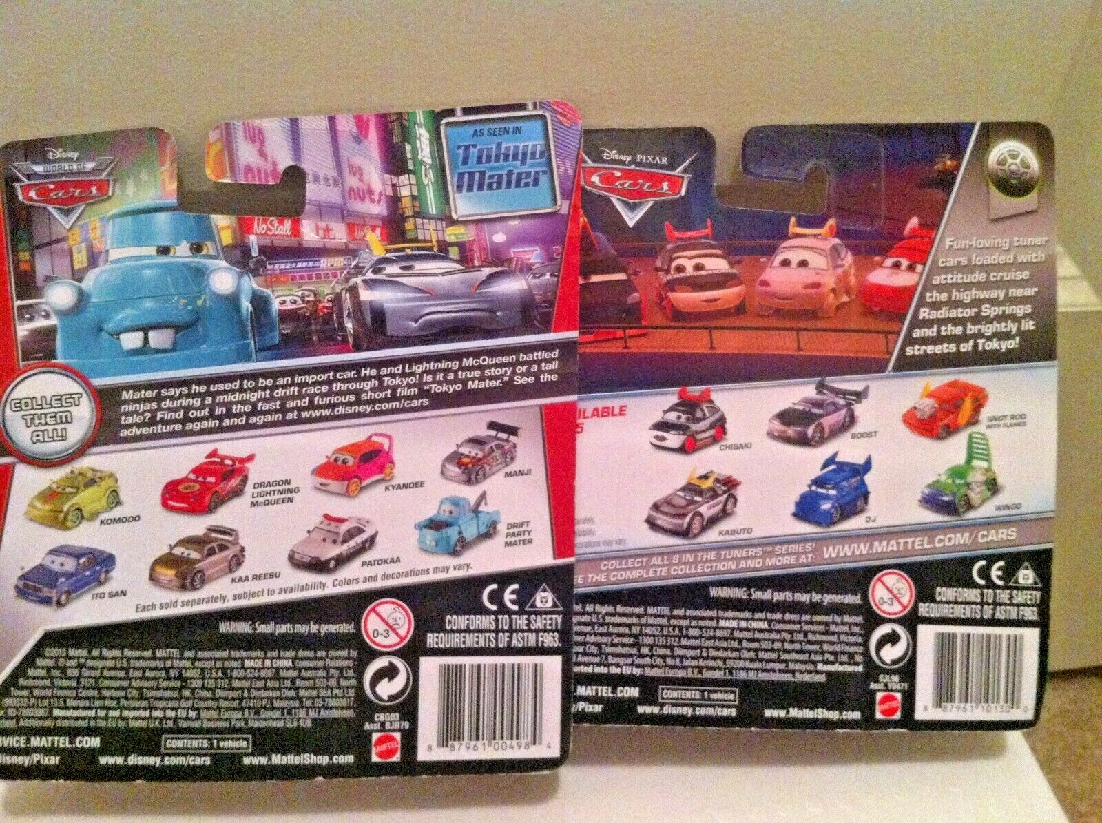 Disney Pixar Cars Toons "Tokyo Mater" Diecast Mater Tall Tales series ...