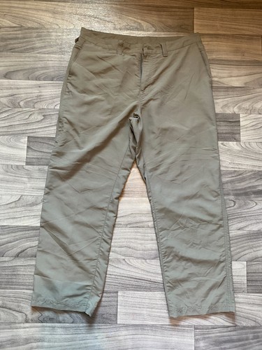 REI Chino Pants Men's 34 X 28 Tan 100% Nylon Slash Pockets Straight Leg ...