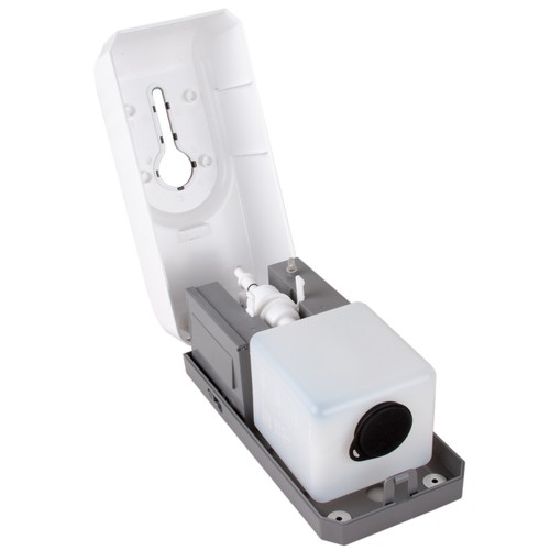 1000ml Automatic Liquid Soap Dispenser Steel Floor Stand Touchless ...