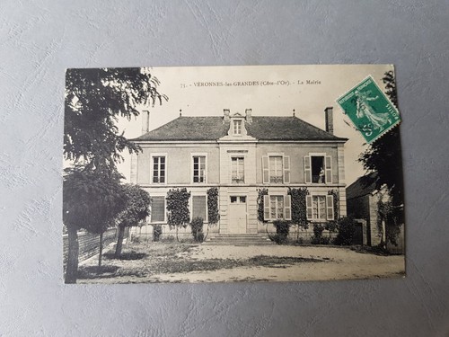 CPA / Carte postale ancienne - VERONNES LES GRANDES - La mairie (21) | eBay