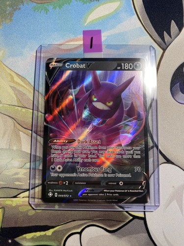 Pokémon TCG Crobat V Shining Fates 044/072 Holo Ultra Rare NM/MINT | eBay