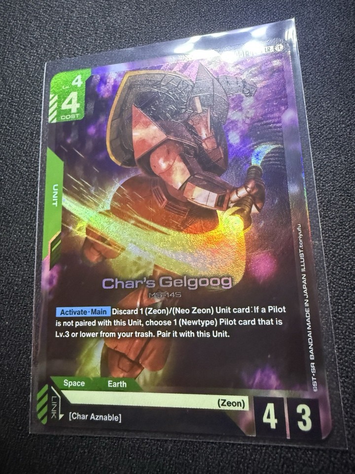 Char's Gelgoog GD01-023 LR - Gundam TCG Card Game | eBay