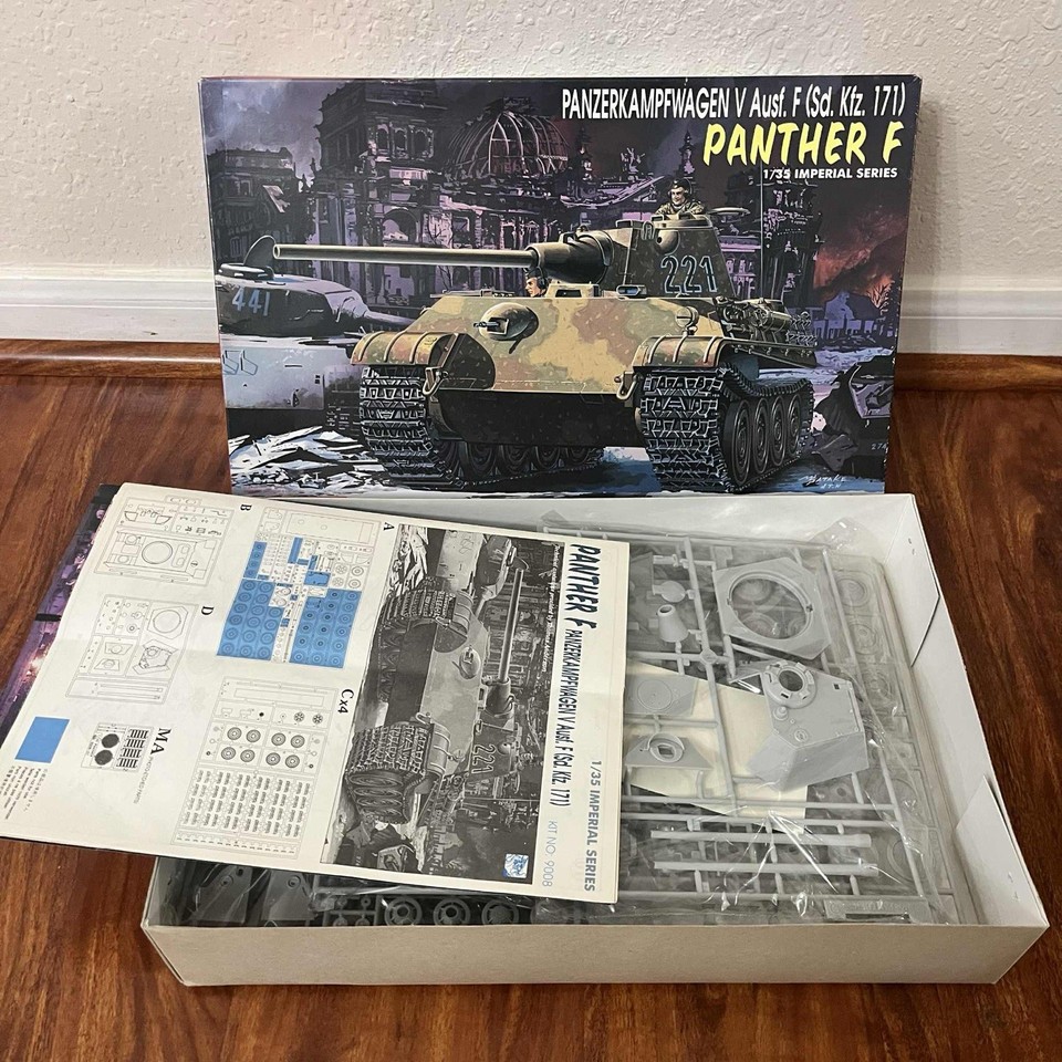 1:35 Model Kit DML Panzerkampfwagen V Ausf. F Sd.Kfz. 171 Panther F ...