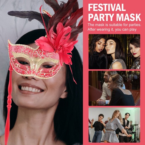 Mask Handheld Carnival Miss Masquerade Maskperformance Prop | eBay