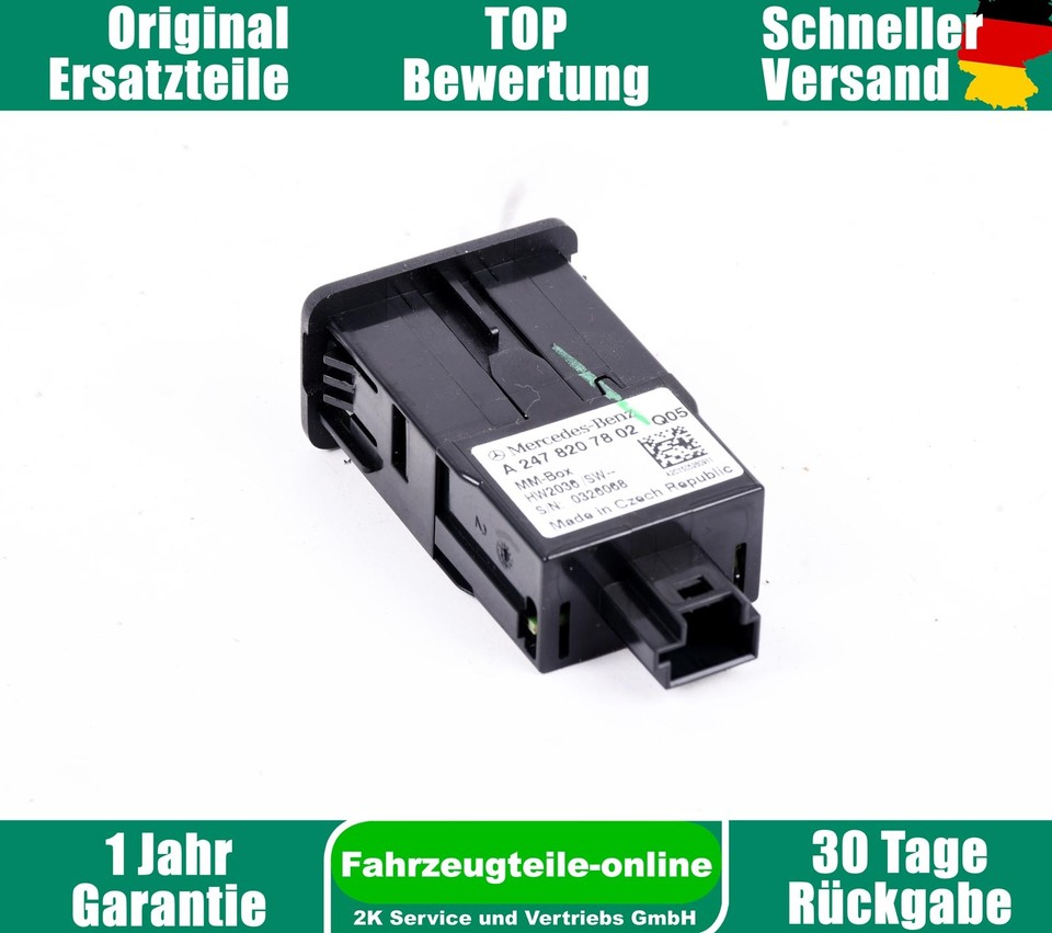 Collegamento USB Tipo C Mercedes Classe A W177 A2478207802 | eBay