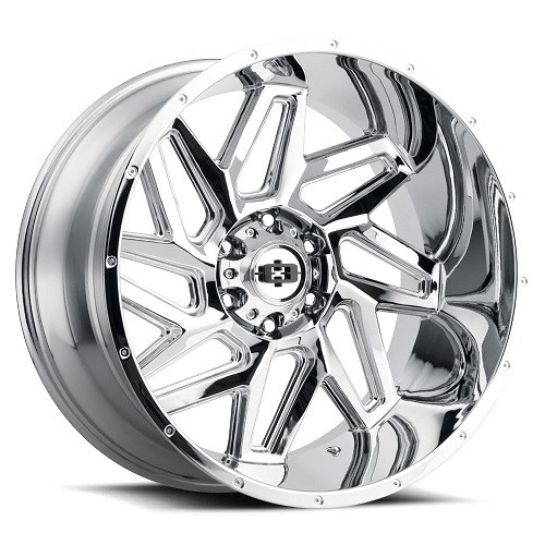 24x12 Vision Off-Road 361 Spyder Chrome Wheel 6x5.5 (-57mm) | eBay