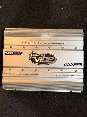 Lanzar Vibe 231 2-Channel Bridgeable Car Amplifier 800W 68888721646| eBay
