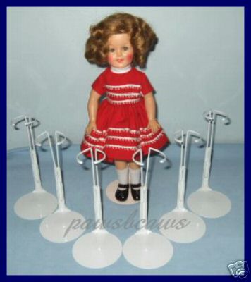 6 Kaiser Doll Stands for NEW Curvy Body Barbie FASHIONISTA 12" SHIRLEY ...