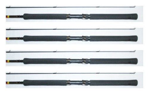 BnM GRAPHITE JIG POLE CRAPPIE FISHING POLE, ROD 12' BGJP122N (SET OF ...