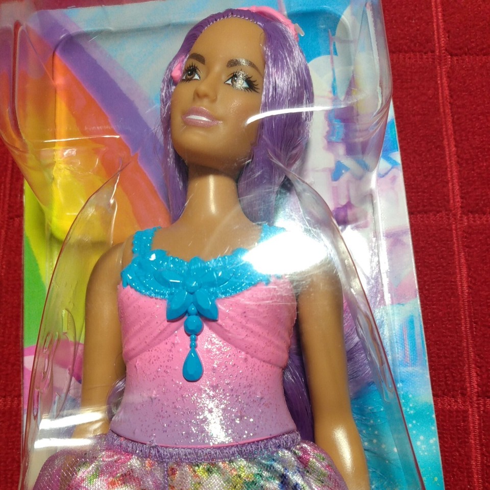 Barbie Dreamtopia Dolls 1 Mermaid (Blue Hair) 1 Purple Hair W Colorful ...