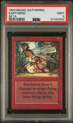 MTG ***Earthbind*** Limited Beta Edition, Graded PSA 9 | eBay