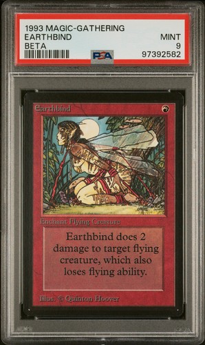 MTG ***Earthbind*** Limited Beta Edition, Graded PSA 9 | eBay