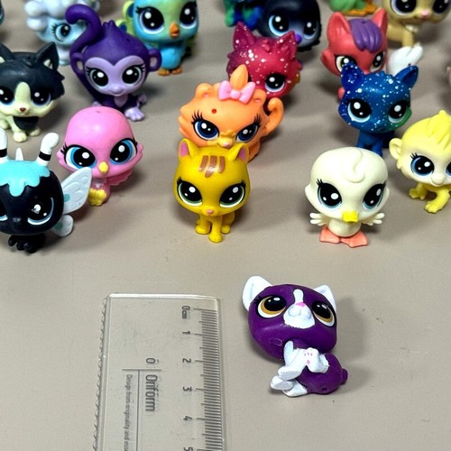 Random 10pcs Littlest Pet Shop LPS Dog Cat Kitty Bunny Animal Figures 1 ...
