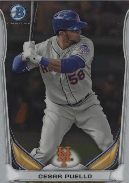 2014 Bowman - Prospects Chrome Cesar Puello #BCP34 (RC) for sale online ...
