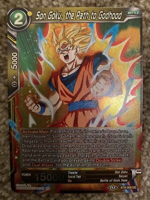 Son Goku, the Path to Godhood BT8-068 UC Dragon Ball Super TCG NM | eBay