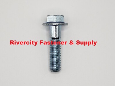 (1) M10-1.5x40 Metric Hex Flange Bolts Grade 10.9 DIN 6921 M10x1.5x40 ...