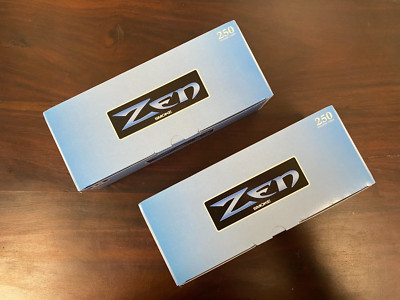 Zen White Light Blue King Size Cigarette Tubes 250ct Box [2-Boxes ...