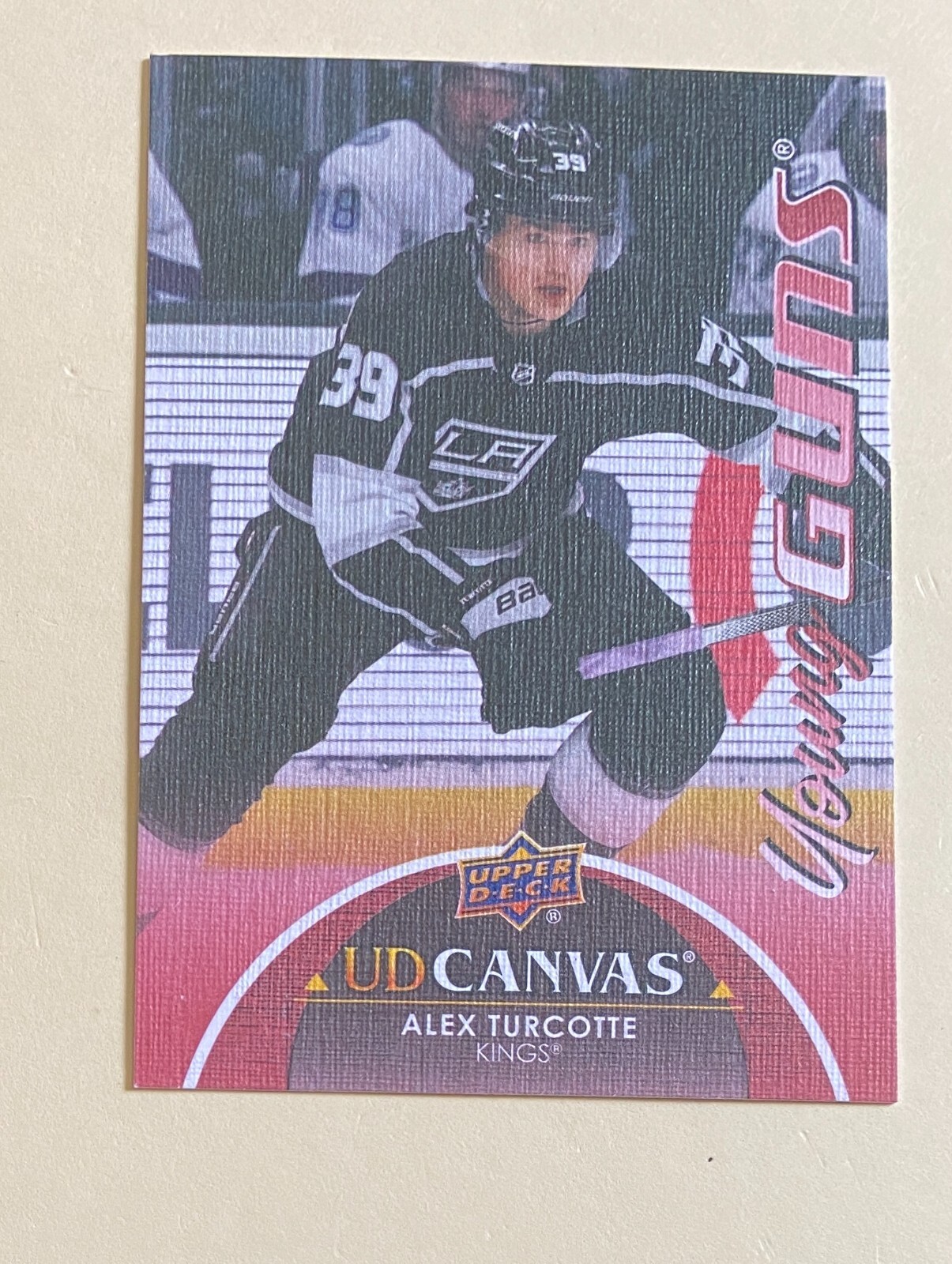 2021-22 Upper Deck Canvas #C389 Alex Turcotte Young Guns Rookie RC # ...