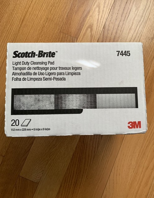 3m Scotch Brite 7445 Sanding Hand Pad Aluminum Silicate Super Fine 6" X ...