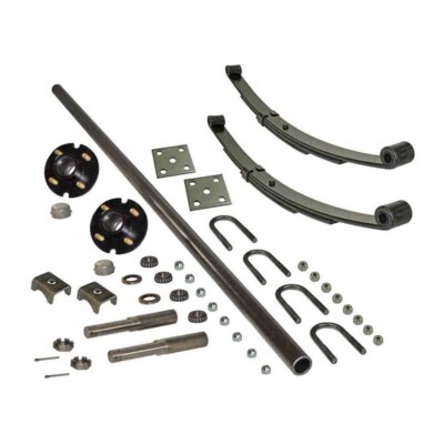 Rigid Hitch 2,000 Lb. Adjustable Axle Kit With 4-Bolt Hubs (AK-2004) | eBay