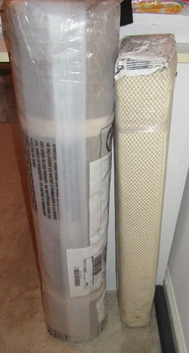 NEW West Elm Reef Jute Area Rug Carpet Runner 2.5' x 7' & pad PLATINUM ...