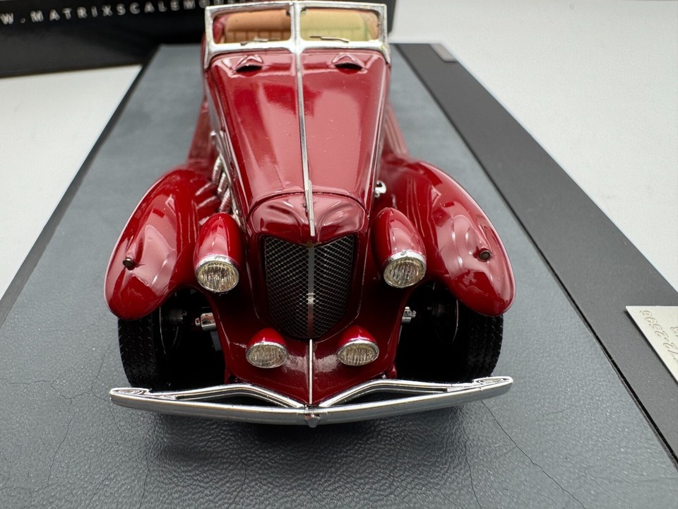 Duesenberg SJ Matrix 1/43 SWB 1935 Red #409 | eBay