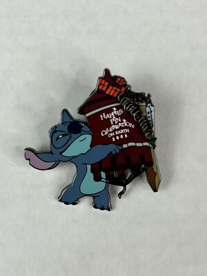 Disney Lilo & STITCH Happiest Pin Celebration 2005 Pin Fireworks LE ...