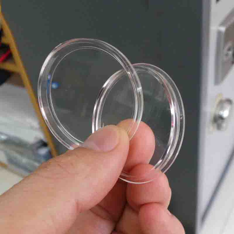 10pcs 39mm Coin Capsules Acrylic Case Holder For 1 OZ Silver or Copper ...