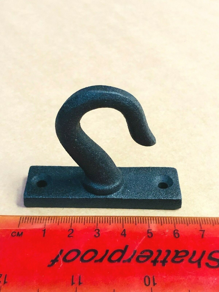 Wrought Iron Ceiling Screw Hook Cast Iron Victorian Ceiling Hook.